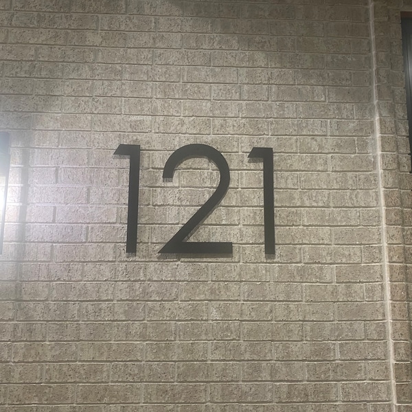 18 Inch Modern House Numbers Letters - Etsy