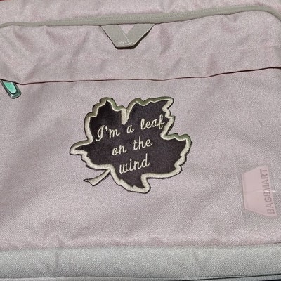 I'm a Leaf on the Wind Embroidered Patch, Sci Fi TV Inspired Patch ...