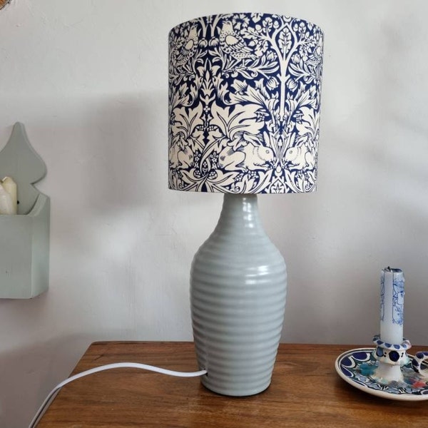 Brer Rabbit Navy William Morris Brother Blue Lampshade 40cm 30cm 25cm ...