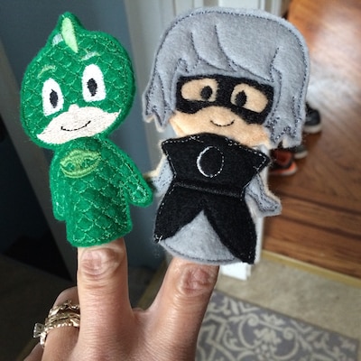 Set of 4 Finger Puppets and Rocket Inspired by Einstein Friends Show - Etsy