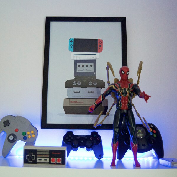 Evolution Console Series Full Set Nintendo Playstation Xbox 3 Prints ...