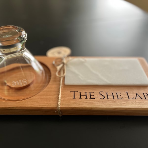 Personalized Cocktail Flight Board-cocktail Glass Rimmer Board ...