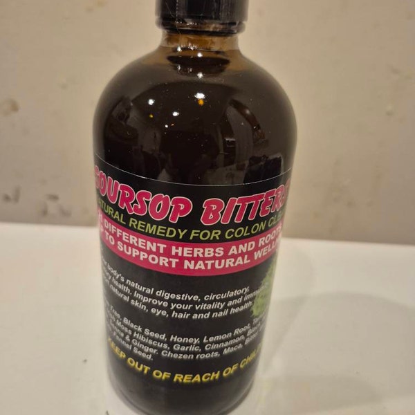 SOURSOP BITTERS Colon Cleanse 16oz - Etsy