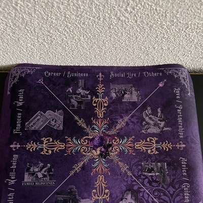 Gothic Spirit Board, Pendulum Mat, Divination Tool - Etsy