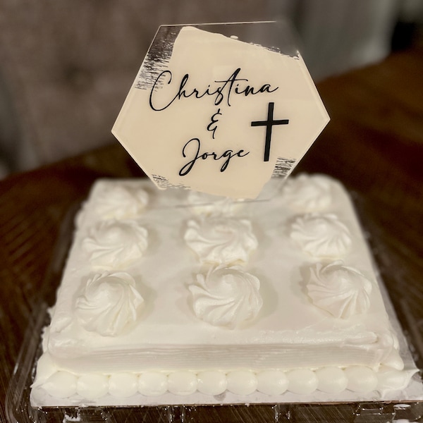 Acrylic Cake Topper for Baby Shower, Baby Girl, Baby Boy, Welcome Baby ...