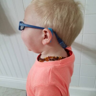 Blue Stay Puts Ear Lock for Kids Glasses or Adult Glasses to Prevent ...