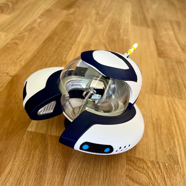 Seamoth From Subnautica - 3D Printed Model With Visible Interior and ...
