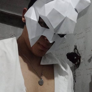 BLAST Mask Easy Low-poly Polygon Mask PDF Download - Etsy