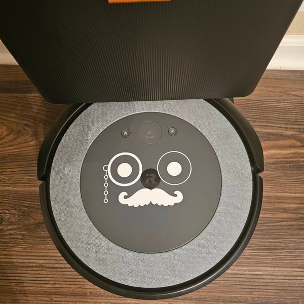 Crazy Eyes Robot Vacuum Sticker Decal, Eye Stickers, Vinyl Decal for ...