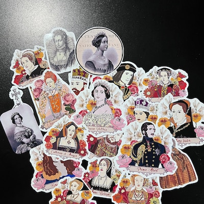 Royalty Stickers, Ready to Stick in Your Journal, Featuring Some of ...