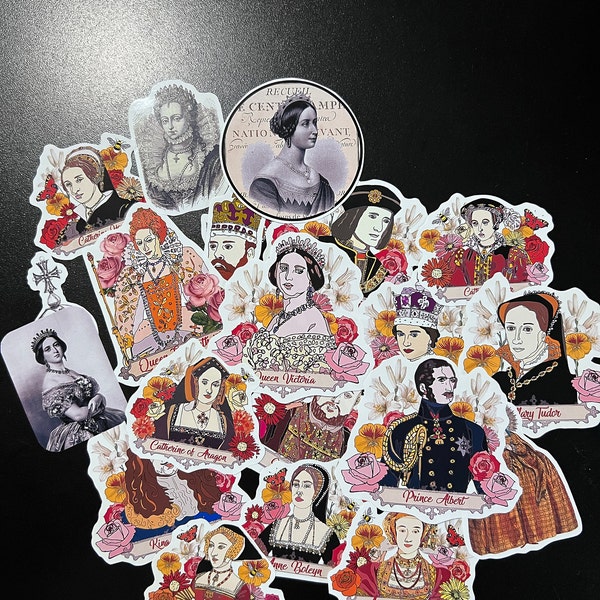 Royalty Stickers, Ready to Stick in Your Journal, Featuring Some of ...