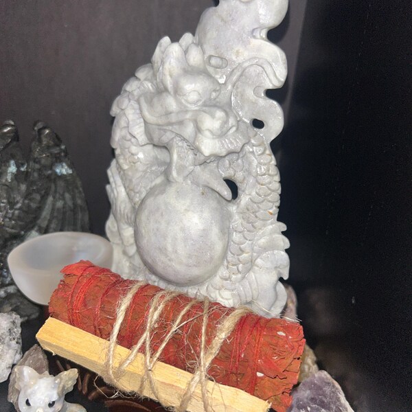 Fascinating Standing Metal Dragon Sphere Holder - Silver / Rose Gold ...