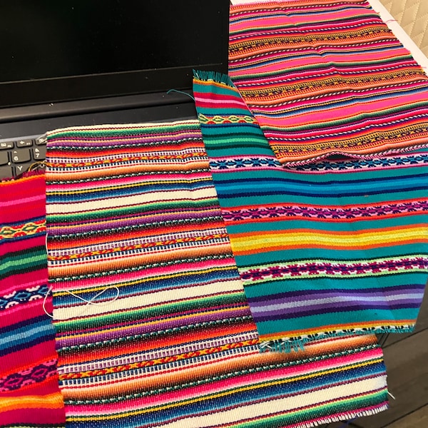 Aguayo Authentic Manta Peruvian Fabric, Inca Design Blanket , Artisan ...