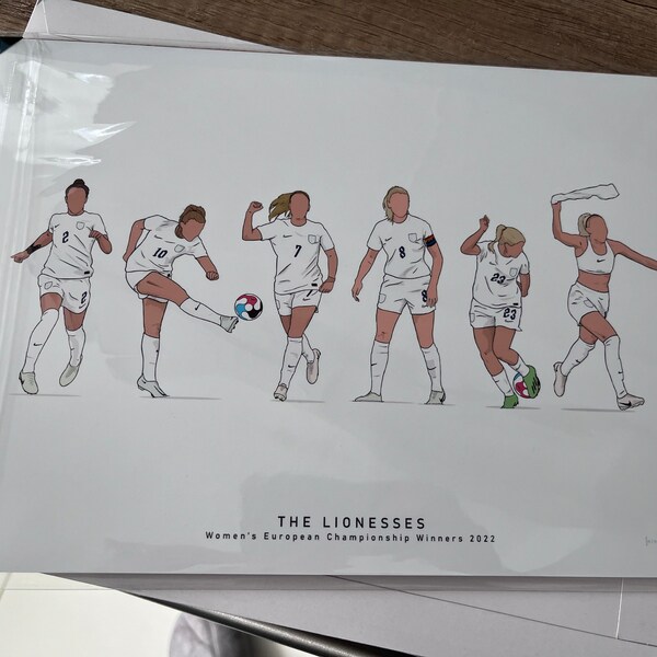 The Wall Football Art Print | Keith Haring Style Digital Illustration ...