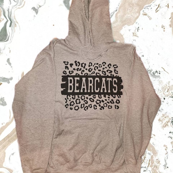 Bearcats SVG, PNG ,dxf, Jpg, Eps, Bearcats Leopard Print Sublimation ...
