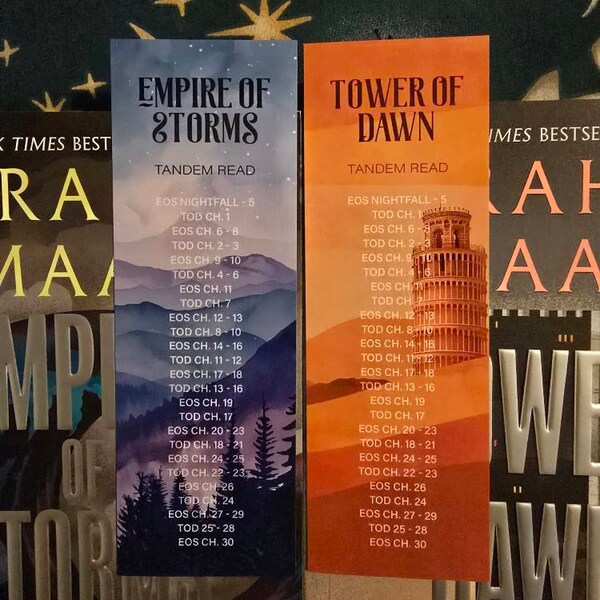 The Empyrean Series Bookmarks - Full Bundle | Set of 3 Physical ...