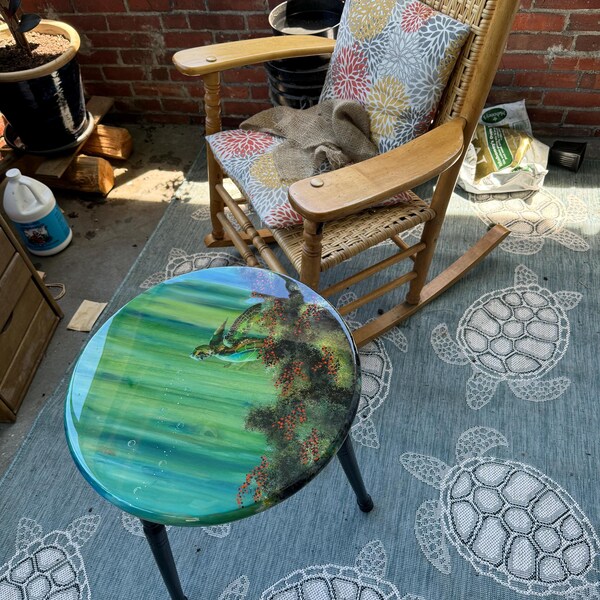 Sea Turtle Table - Etsy