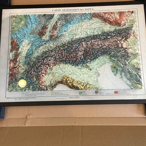 Portland, Oregon Map Satellite Elevation Map Map Art Topographic ...