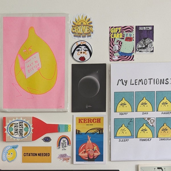 My Lemotions Lemon Emotion Comic A4 Digital Print Laser Printed - Etsy