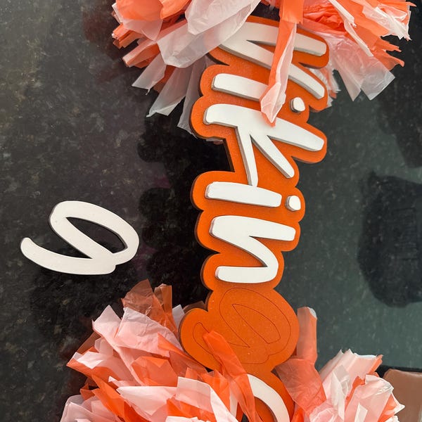 Custom Cheer Stick -game Day Signs - Pom Pom Sign - Custom Cheer Stick ...