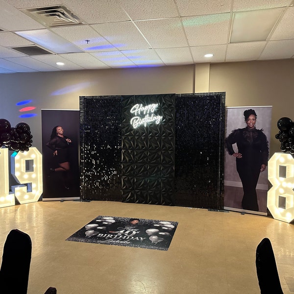 Custom Wedding Retractable Banner Stand INCLUDED With Full Color Print ...