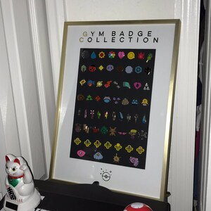 Galar Pokemon Sword and Shield Gym Badge in Gold and Silver - Etsy