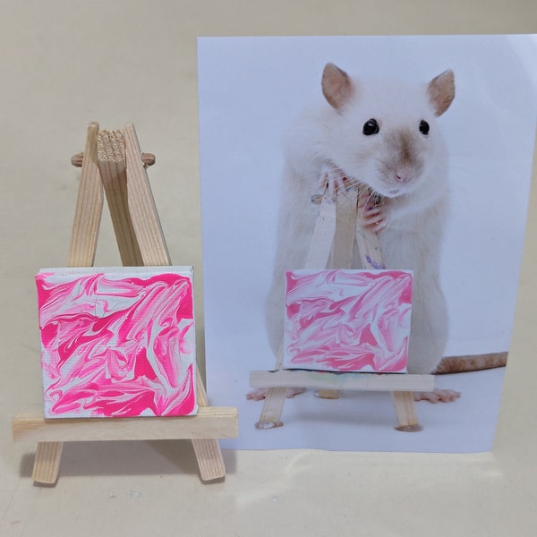 Rat Painting 2x2 - Etsy