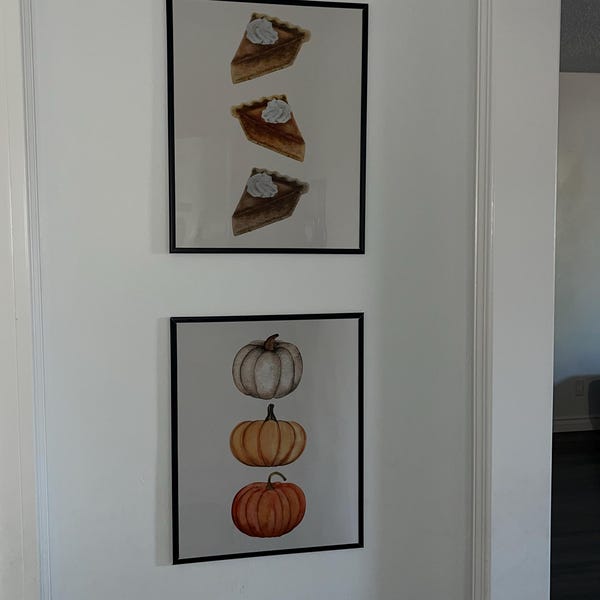 Thanksgiving Gallery Wall Set | Set of 25+ Art Prints | Fall Decoration ...