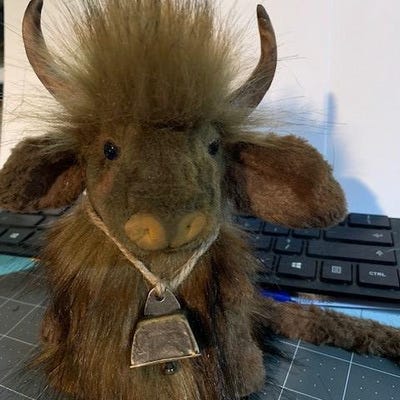 Teddy Plush Bull PDF Sewing Pattern - Etsy