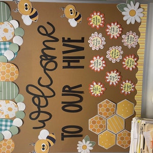 Welcome to Our Hive Bee Kind Back to School Bulletin Board - Etsy
