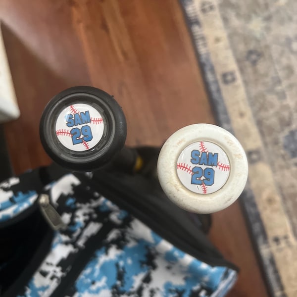 Personalized Softball Bat Sticker: Custom Name & Number 3D Decal - Etsy