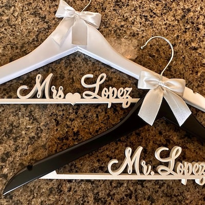 Wedding Dress Hanger, Mrs Hanger, Bridal Hanger, Wedding Hanger, Bride ...