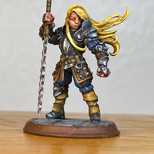 Dnd Female Dwarf Pinup Mini Tabletop RPG Miniature D&D Figurines ...