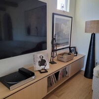 Unique Vinyl Rack, Wood Vinyl Records Storage, Modern Design ...