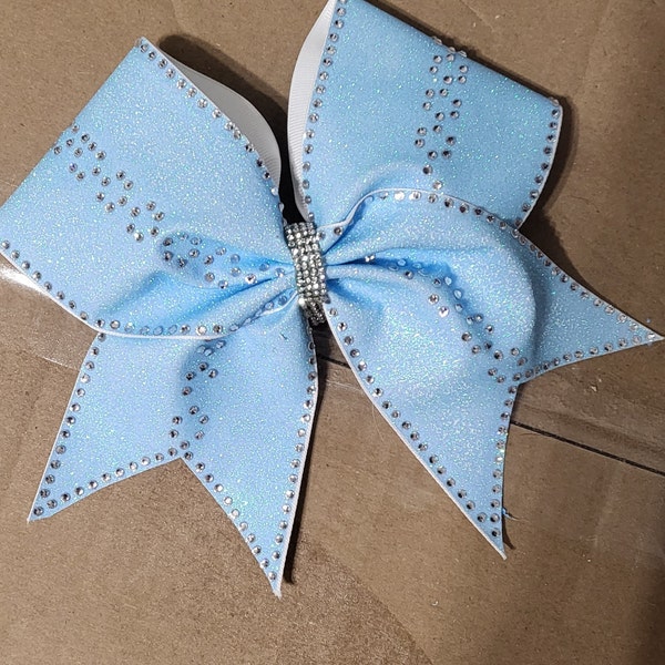 10 Cheer Bow Rhinestone Template With HTV, V Tail, 3 Inch Rhinestone ...