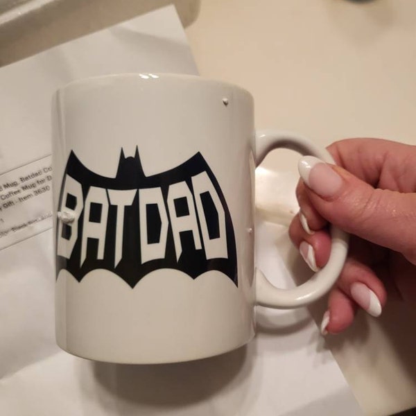 Batdad, Batdad Mug, Batdad Coffee Mug, Dad Coffee Mug, Mug for Dad ...