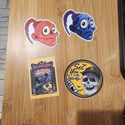 Halloweentown 3 Vinyl Matte Sticker Set - Etsy