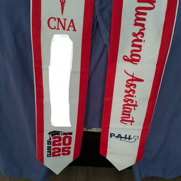 Custom Medical Assistant Graduation Stole, Personalized RN Nursing ...