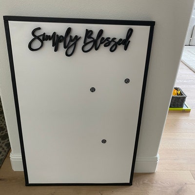 Large Personalized Magnet Board-custom Magnetic Message Board-kids Art ...