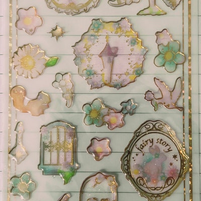 Q-lia Melty Couleur Sticker, 3d Holographic Sticker, Epoxy Sticker ...