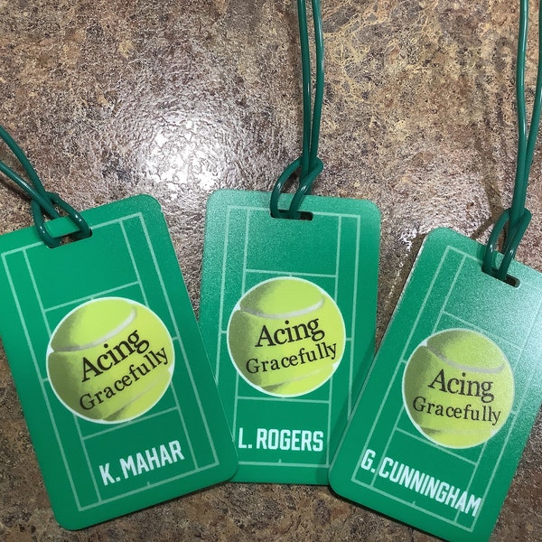 Customized Sport Bag Tag for Teams - Single Sided or Double Sided - 4 ...