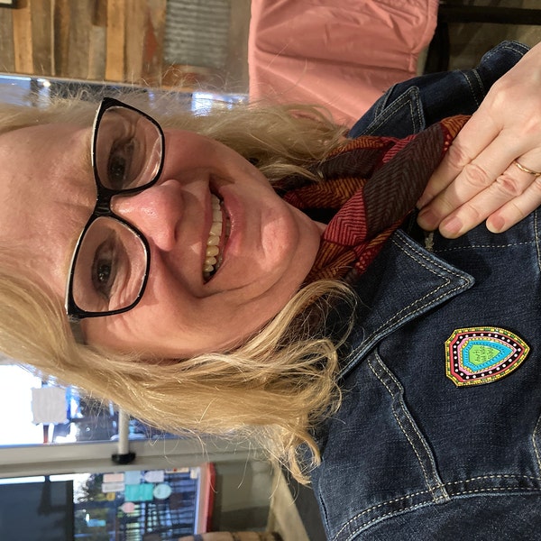 Enamel Pin - Anti Bad Vibe Shield - Etsy