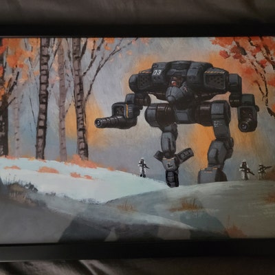 Winter Patrol: Battletech Fan Art Print - Etsy