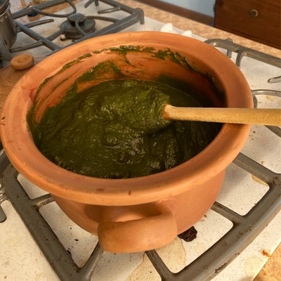 Handmade Palm Leaf Pot Stand/ Eco-friendly Curved Cooking Pot - Etsy
