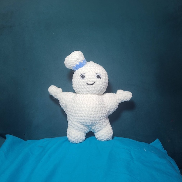 Marshmallow Man Crochet Pattern: Stay Mini Puft Ghostbusters Amigurumi ...