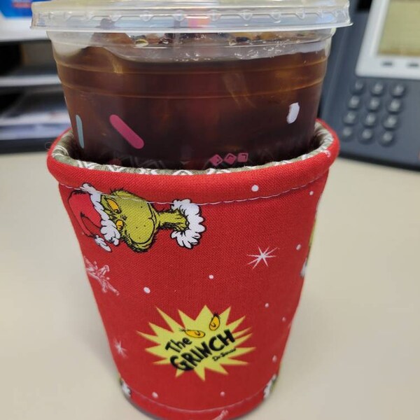 NHL Montreal Canadian Hockey, Flannel, Insulated Iced Coffee Cozy, Cup ...