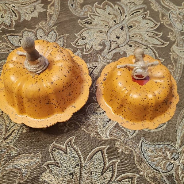 Repurposed Mini Bundt Pan Pumpkins // Fall Home Decor // Farmhouse ...