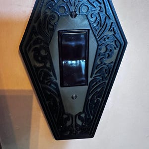 Gothic Filigree Coffin Light Switch Cover Custom Colors Single 1 Gang ...