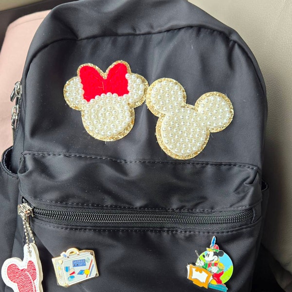 Mickey & Minnie Adhesive Pearl Patches | Mickey and Minnie Adhesive ...