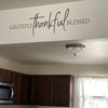 Grateful Thankful Blessed Vinyl Wall Decal. Kitchen Decor, Sign Decal ...